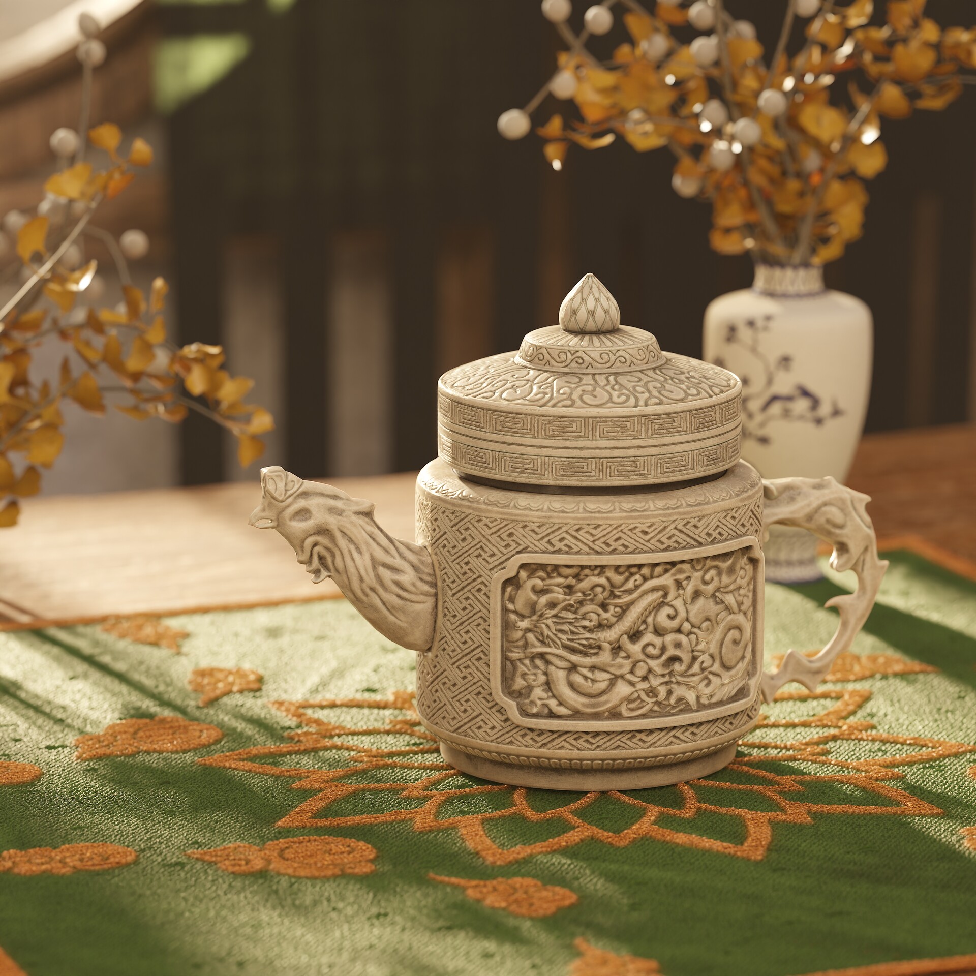 ArtStation - Ivory Teapot