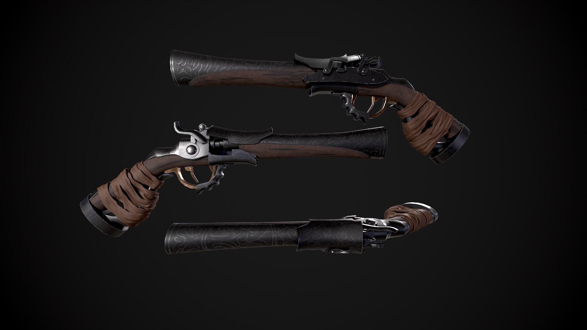 ArtStation - hunter pistol