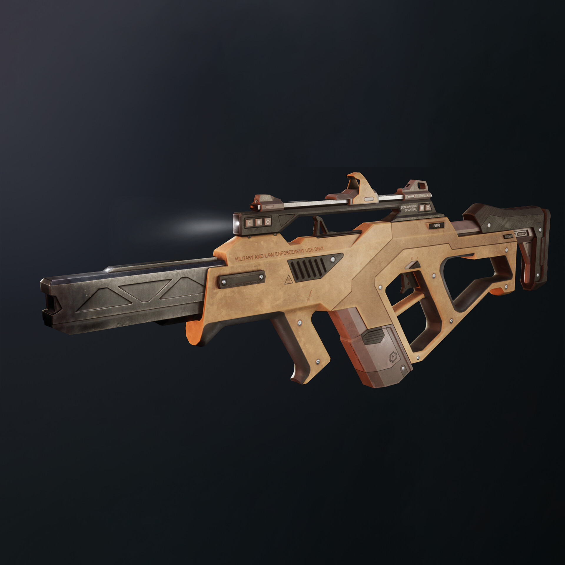 ArtStation - Experimental Plasma Rifle