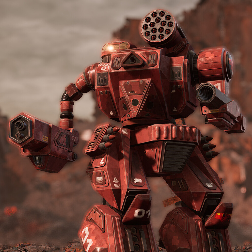 ArtStation - Summoner (Thor) Battlemech