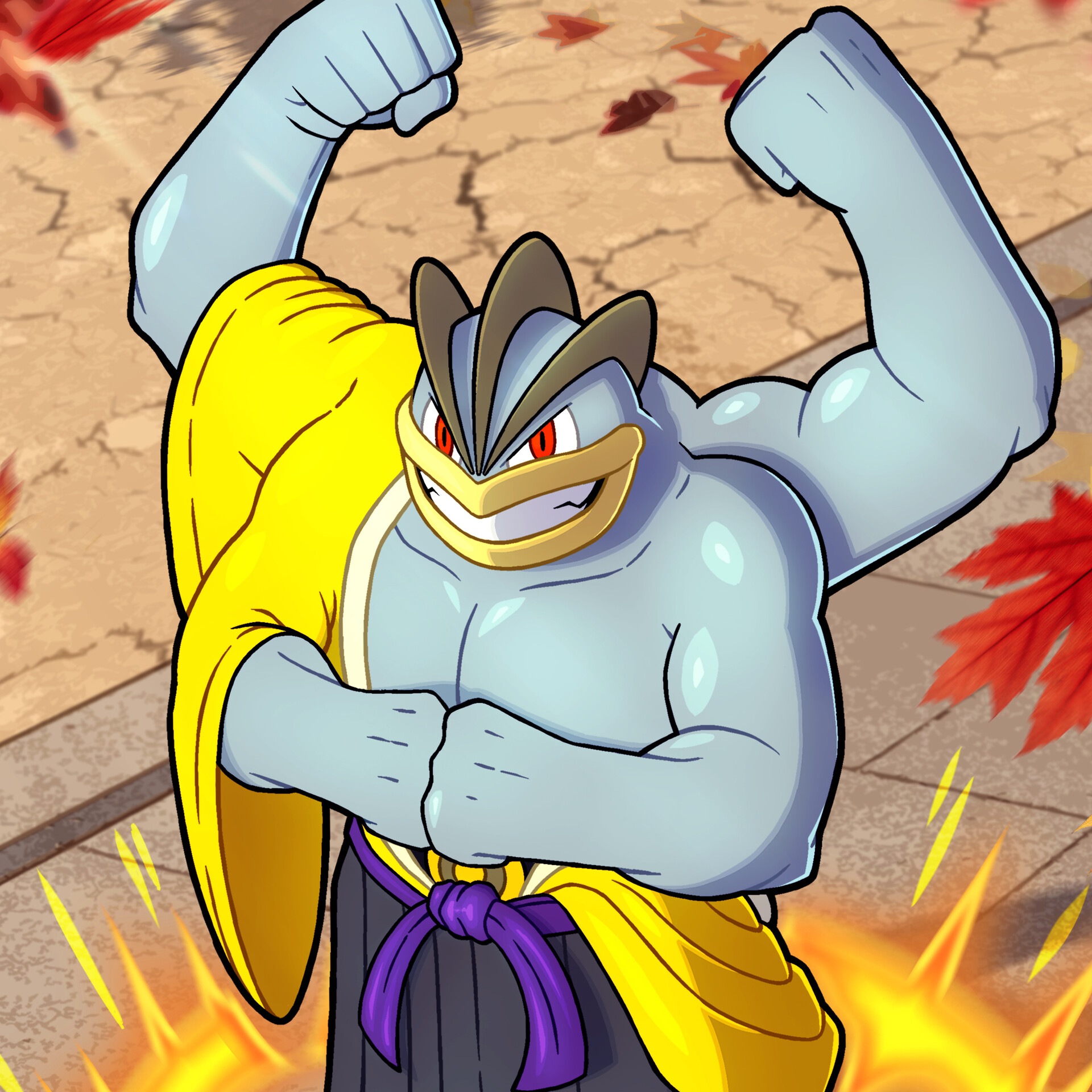 ArtStation - Machamp Pokemon Unite Skin