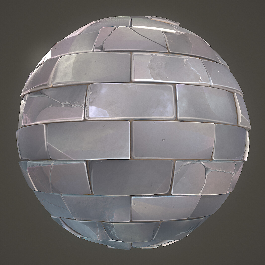 ArtStation - Stylized Stone Bricks