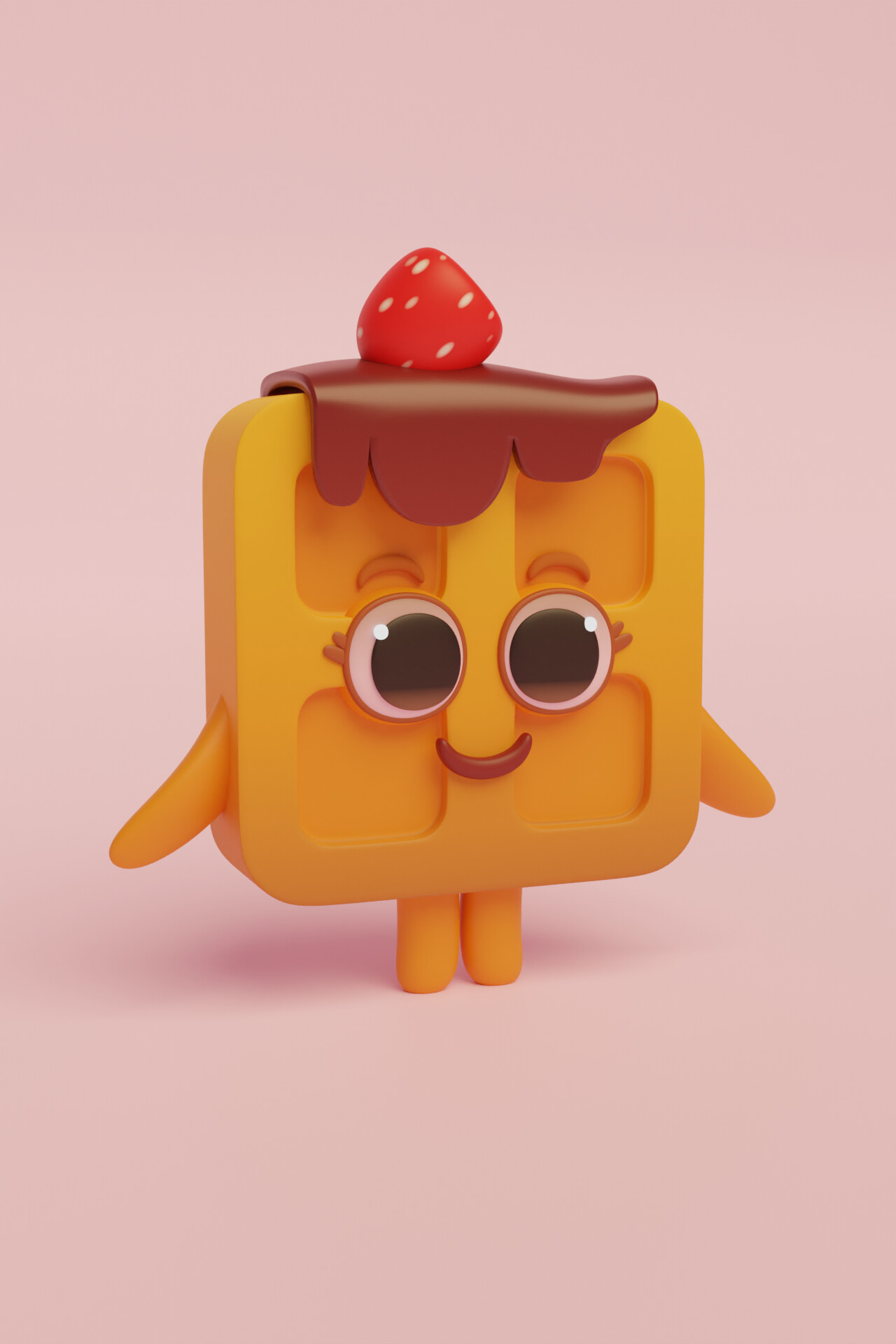 ArtStation - Happy Waffle Character