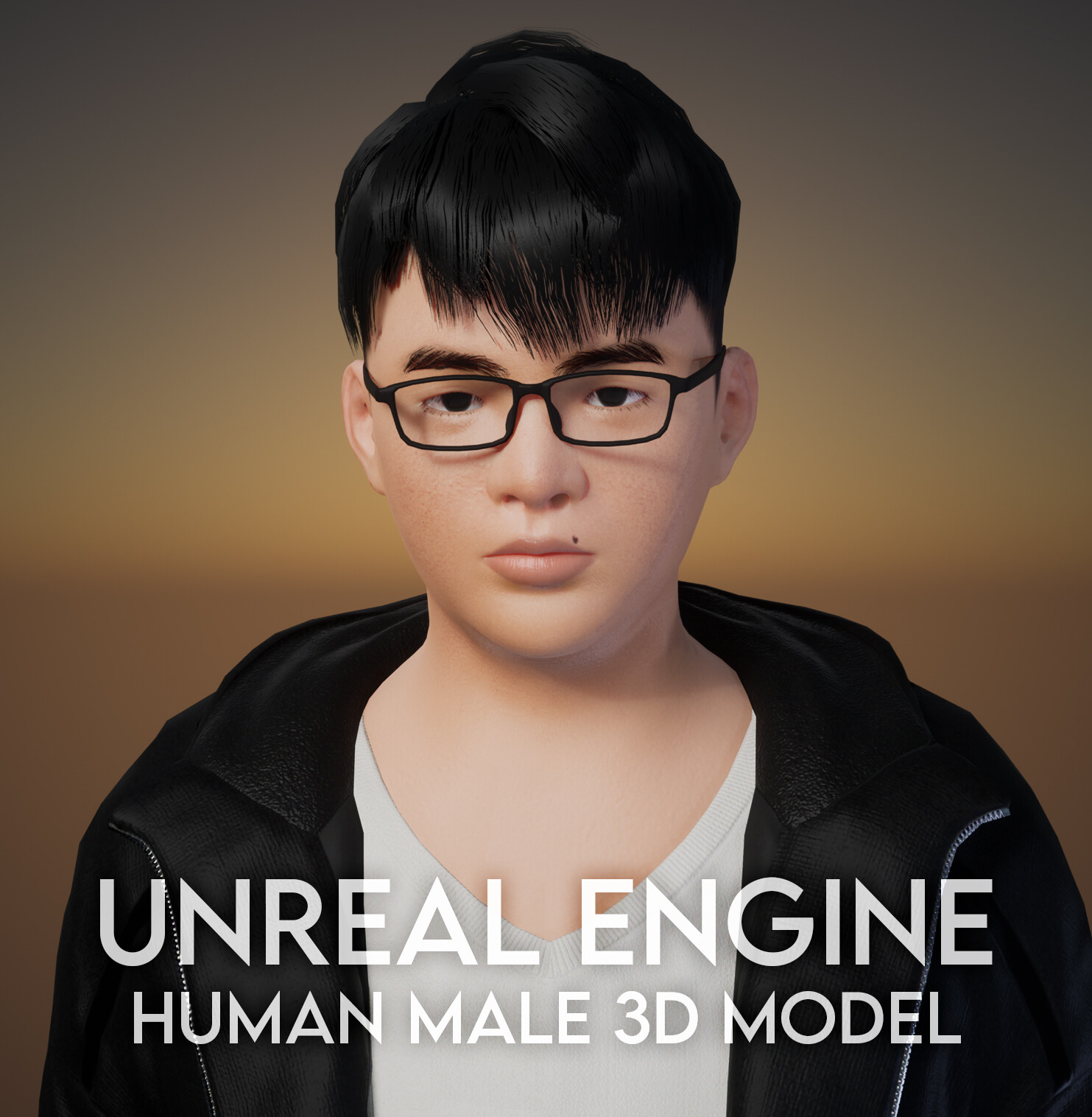 ArtStation - Human Male 3D Model - Unreal Engine