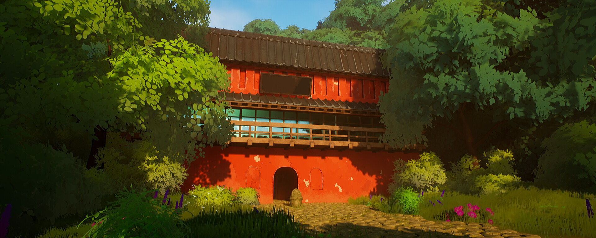 ArtStation - Spirited Away Red Gate - Unreal Engine 5 with Lumen
