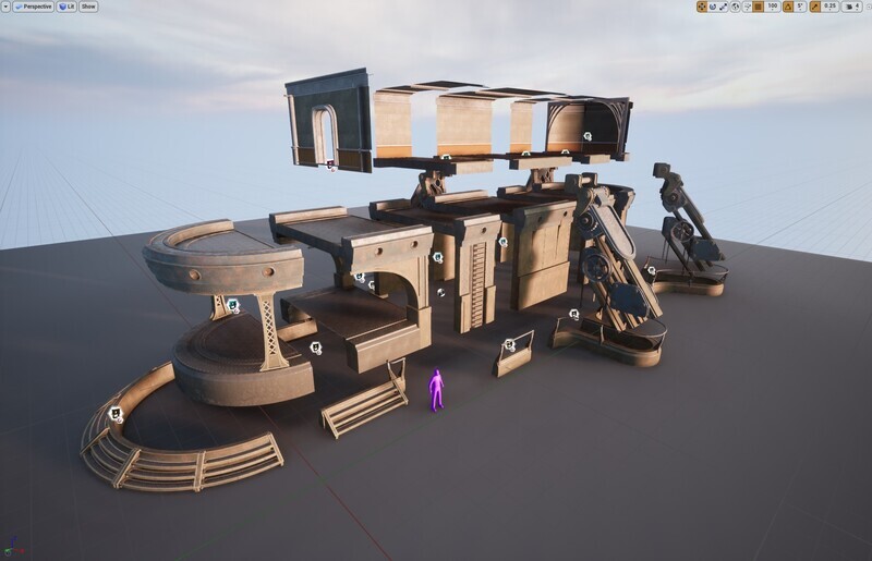 ArtStation - Snapping Actors - Firmament Bunkers