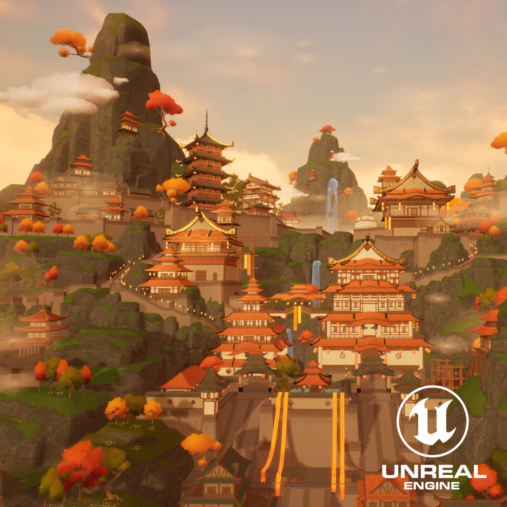 ArtStation - World Building - Stylized Chinese Kingdom