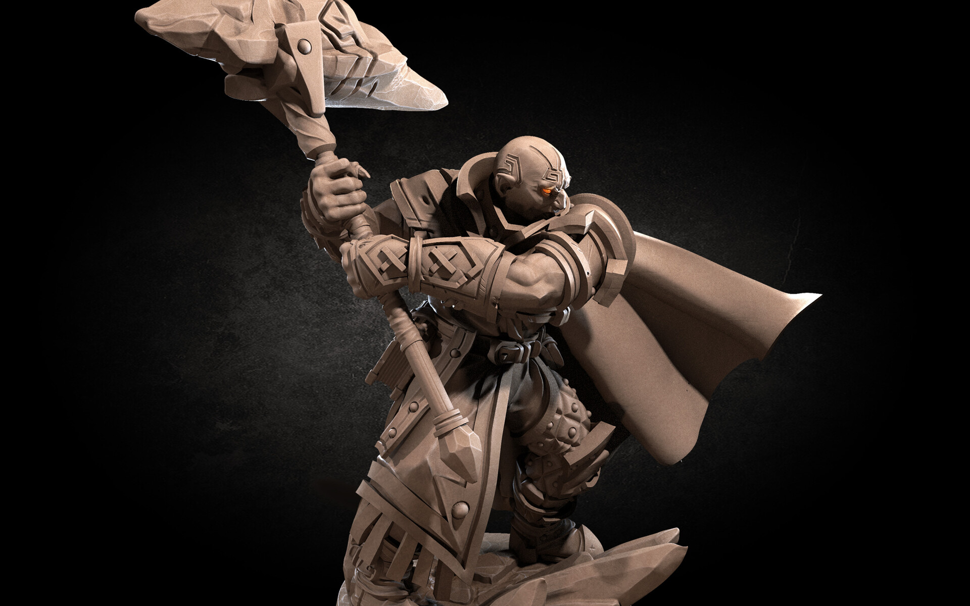 ArtStation - Genasi Earth Cleric