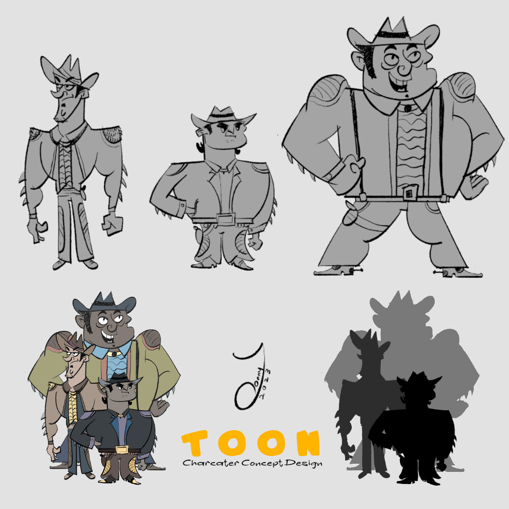 ArtStation - Wild West Character Concept Designs ( Redesign)