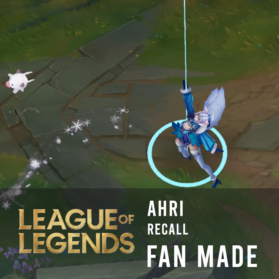 ArtStation - Winter Wonder Ahri Recall Animation [LoL]