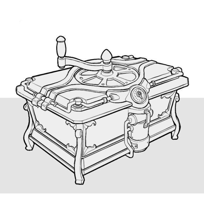 ArtStation - Steampunk Security box