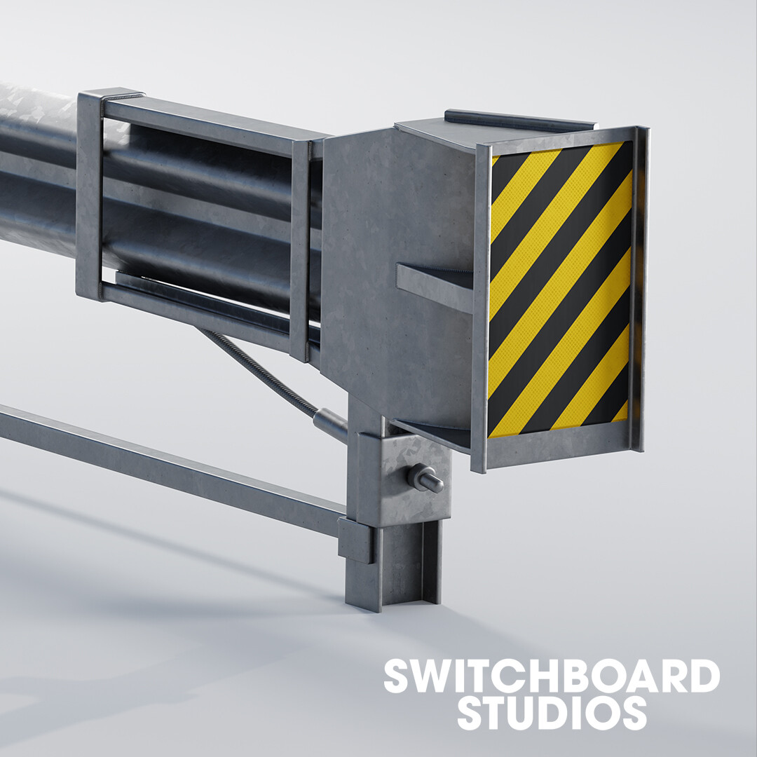 ArtStation - SWITCHBOARD - Highway guardrails