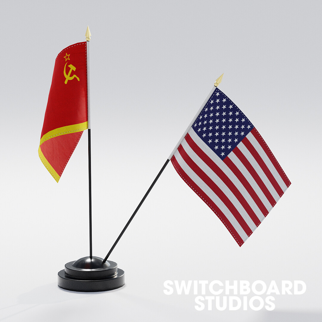 ArtStation - SWITCHBOARD - Desk flags