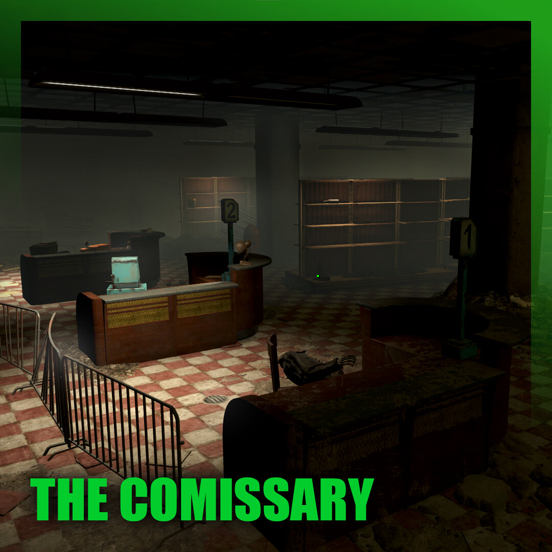 ArtStation - The Commissary (Map) [2018]