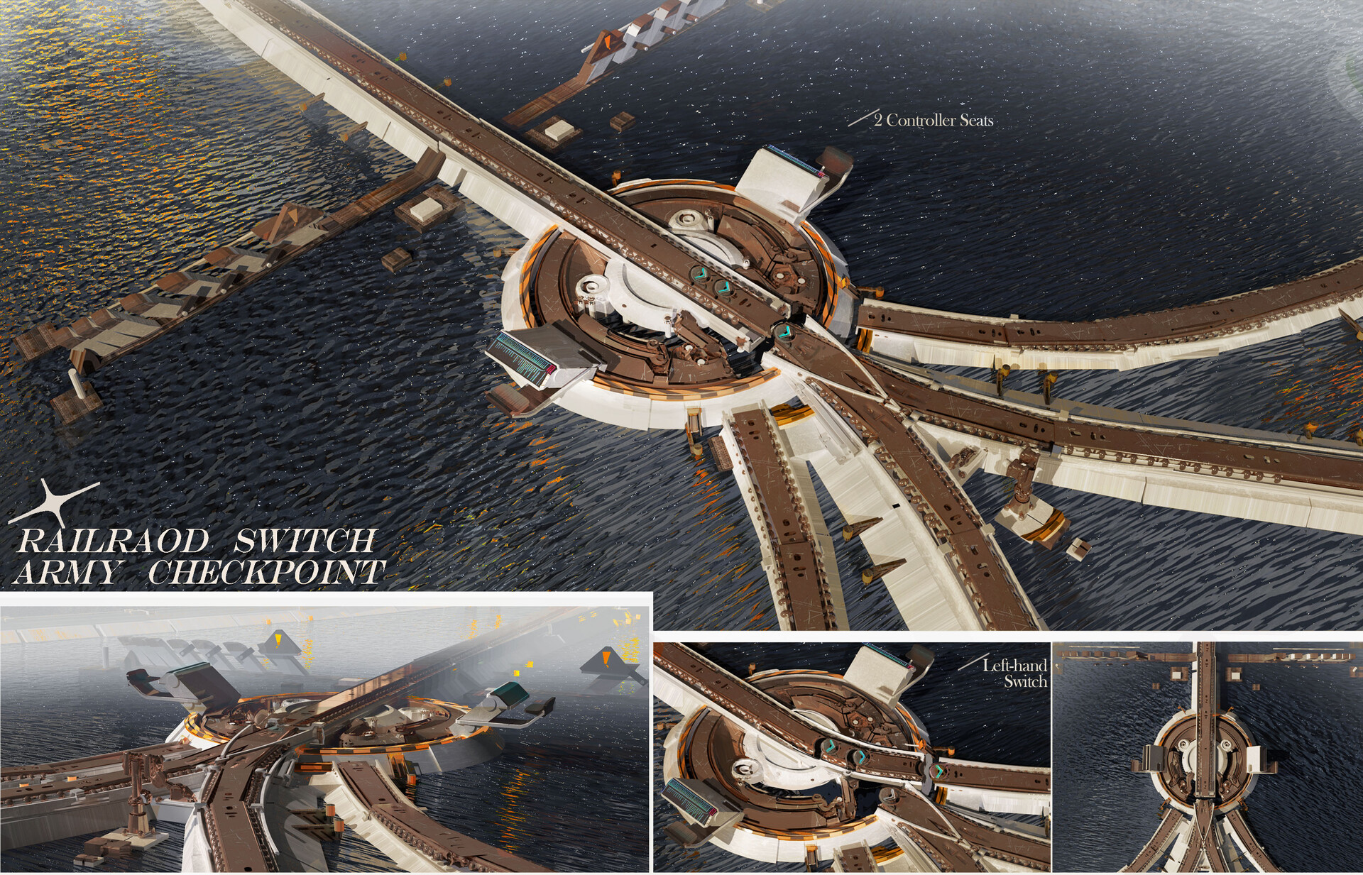 ArtStation - Railroad Switch