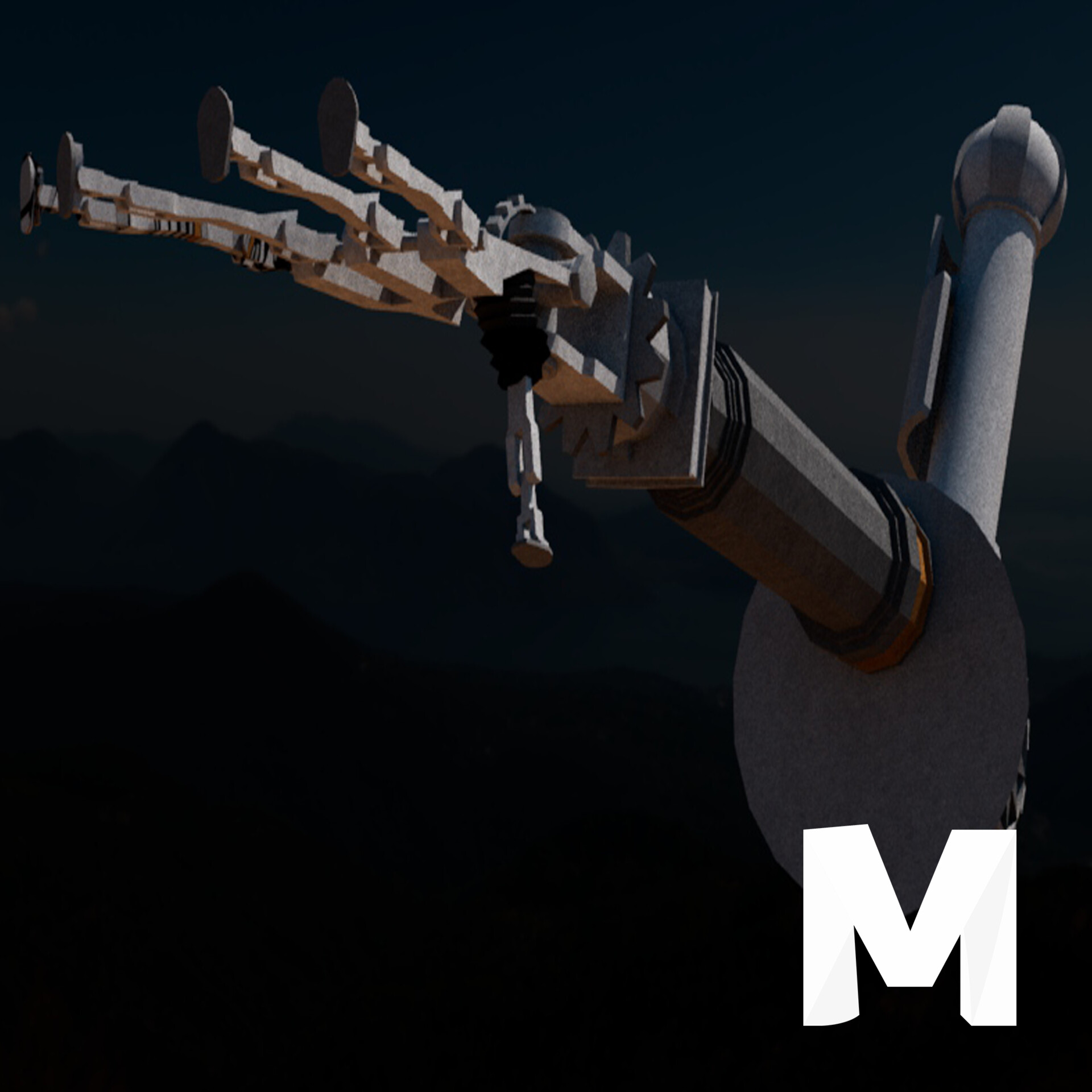 ArtStation - Treasure Planet: John silver's Arm (Fan Art)