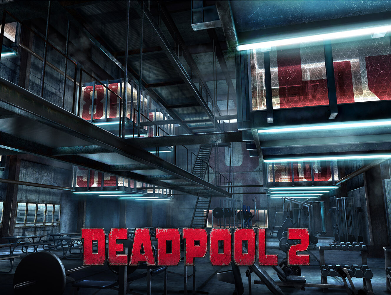 ArtStation - Deadpool 2 - Interior Prison Facility