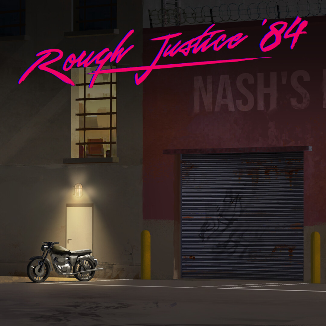 ArtStation - Biker Garage - Rough Justice '84
