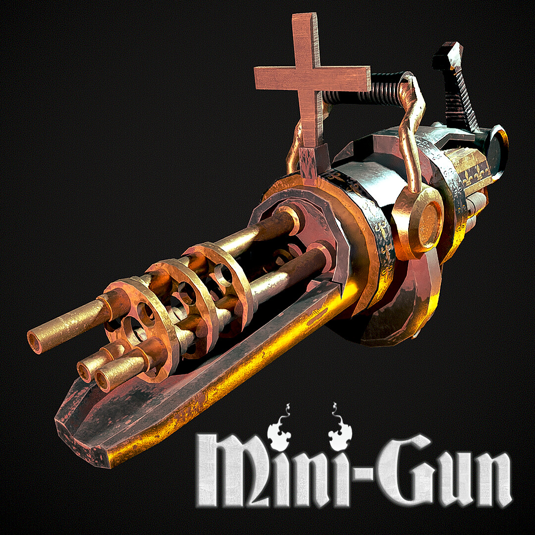ArtStation - Mini-Gun