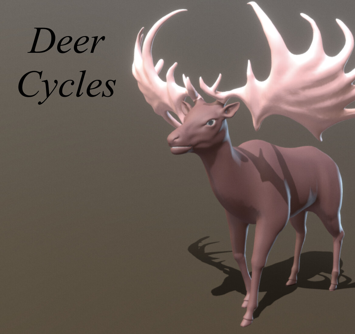 ArtStation - Deer Animation Cycles