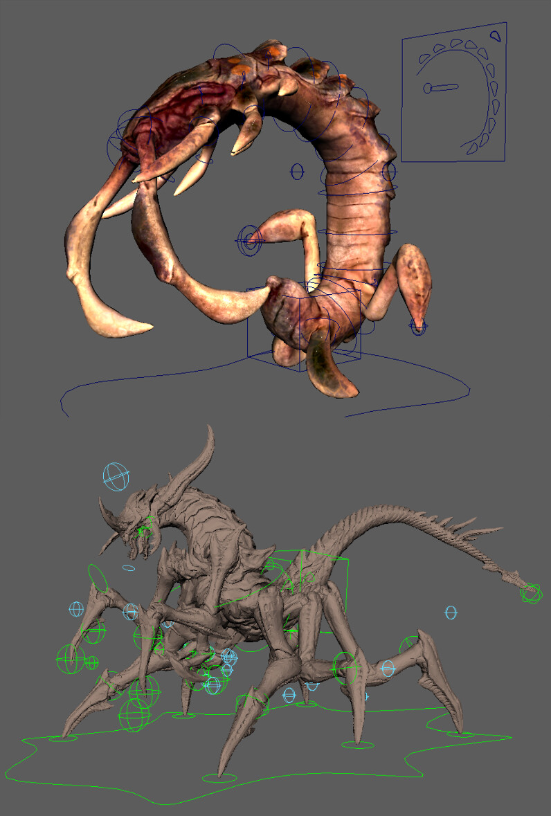ArtStation - Alien Rigs