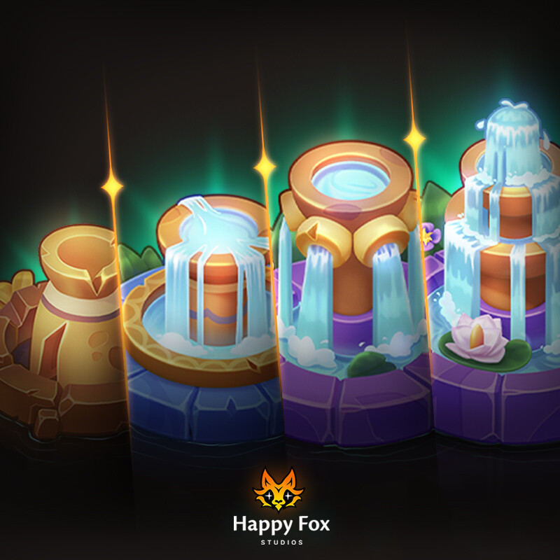 ArtStation - Game assets — Fountain Grades