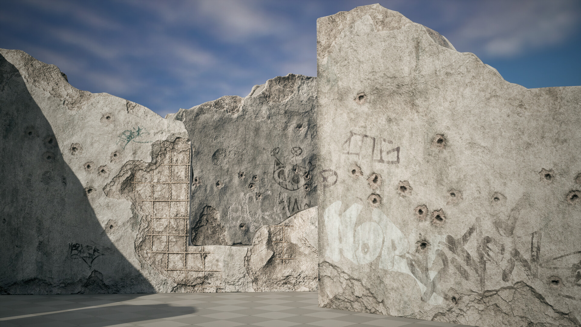 ArtStation - WALL DAMAGE PROCEDURAL GENERATOR