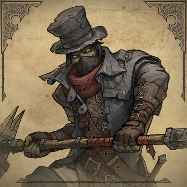 ArtStation - Bruiser. Illustration for my board game.