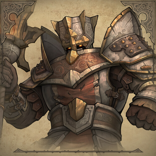 ArtStation - Paladin. Card Game Illustration