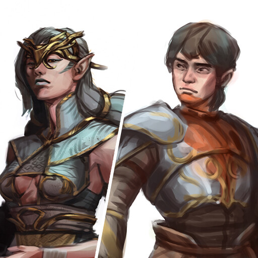 ArtStation - Two characters