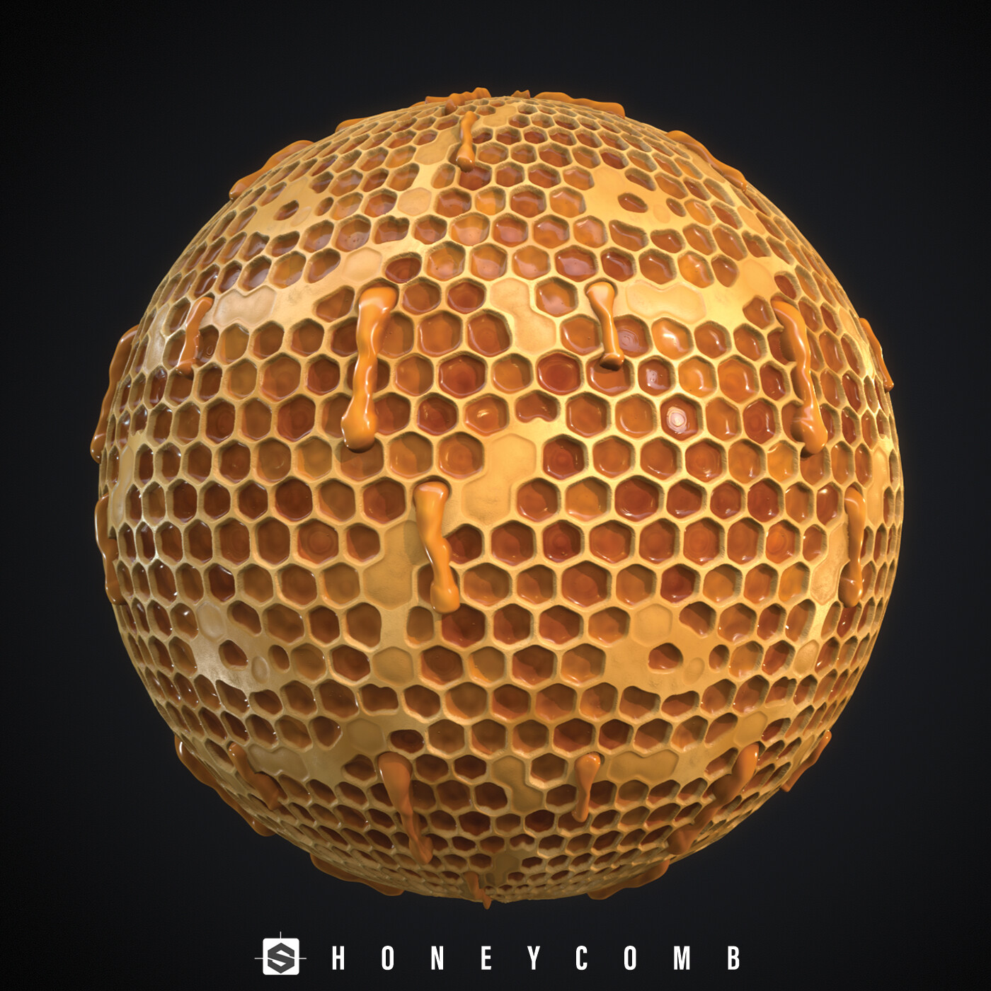 ArtStation - Stylized Honeycomb - Substance 3D Designer