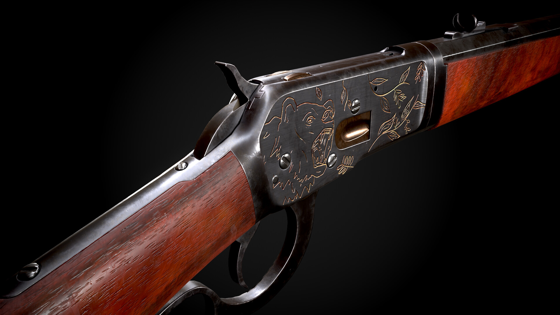 ArtStation - Lever Action Gun