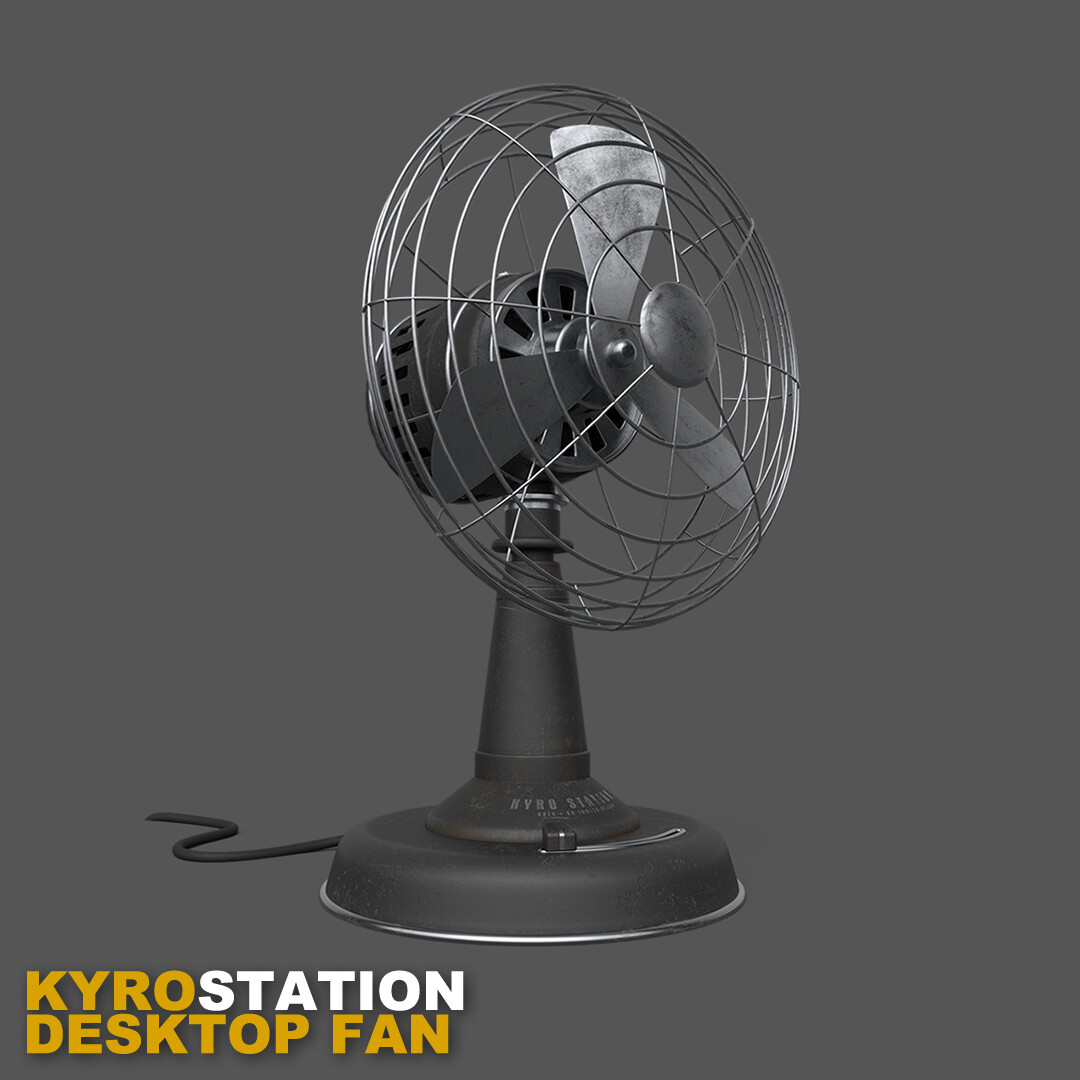 ArtStation - Kyro Station Desktop Fan.