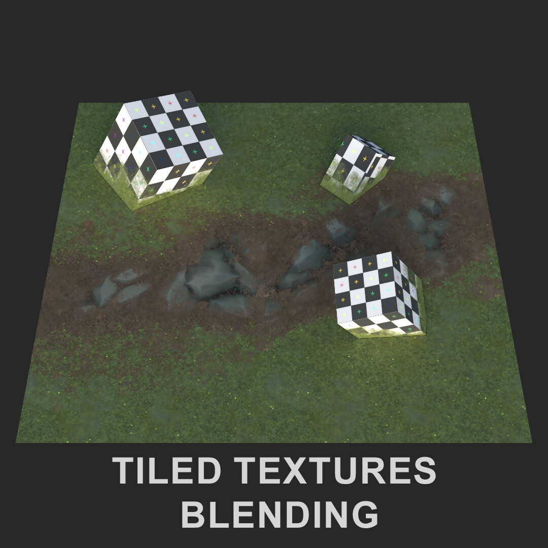 ArtStation - Texture blending shader