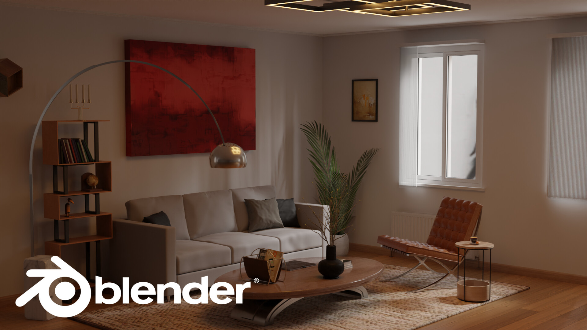 ArtStation - Small Cosy Room with Blender