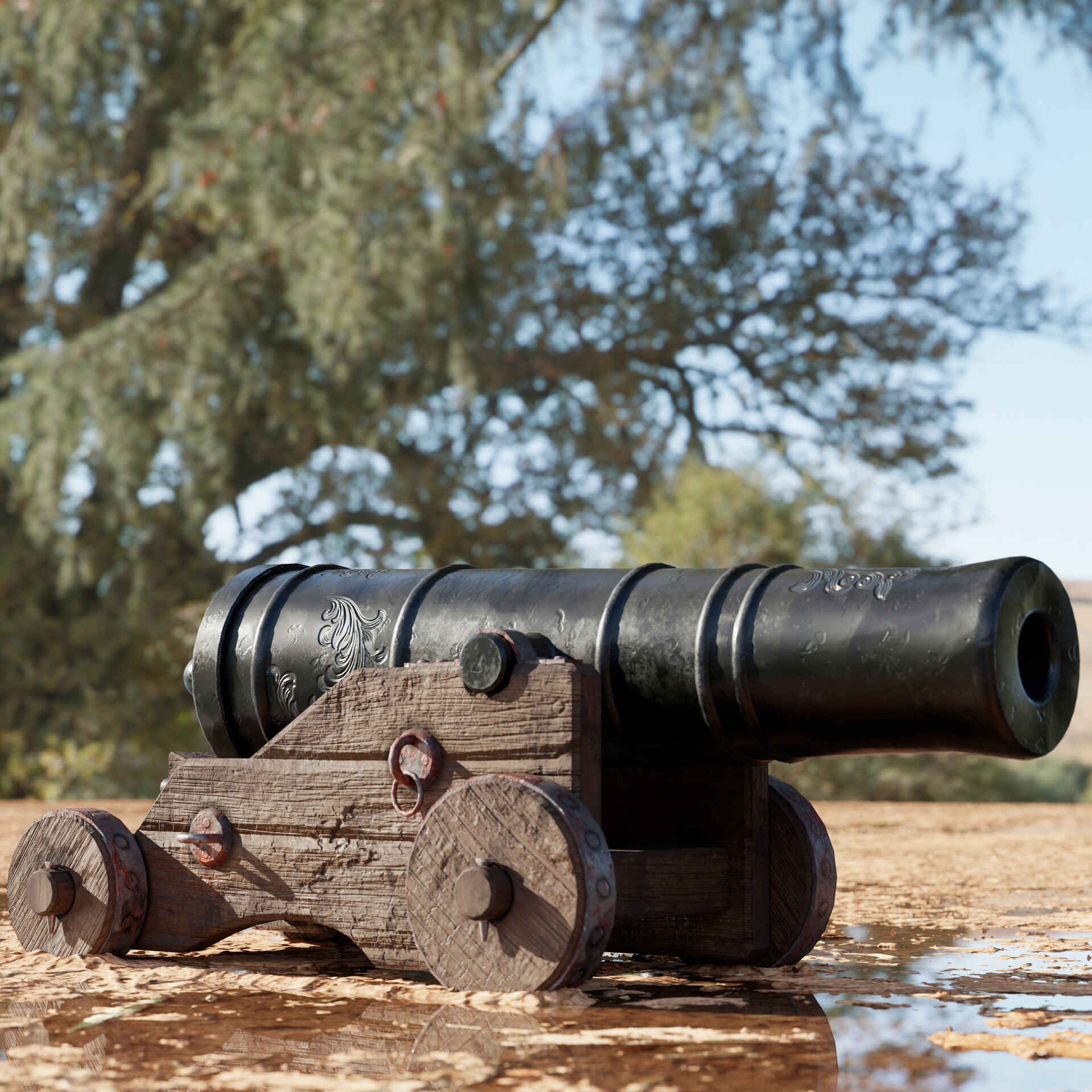 ArtStation - 18th Century Cannon