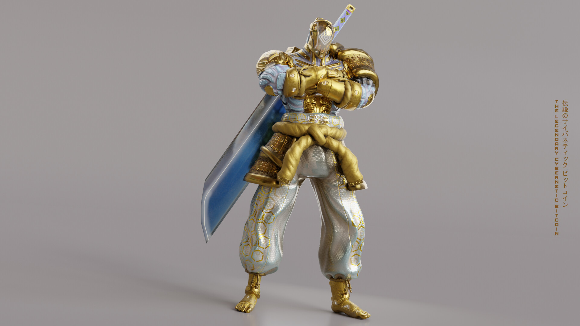 ArtStation - Cybernetic Crypto Gods - Legendary Bitcoin - Risen