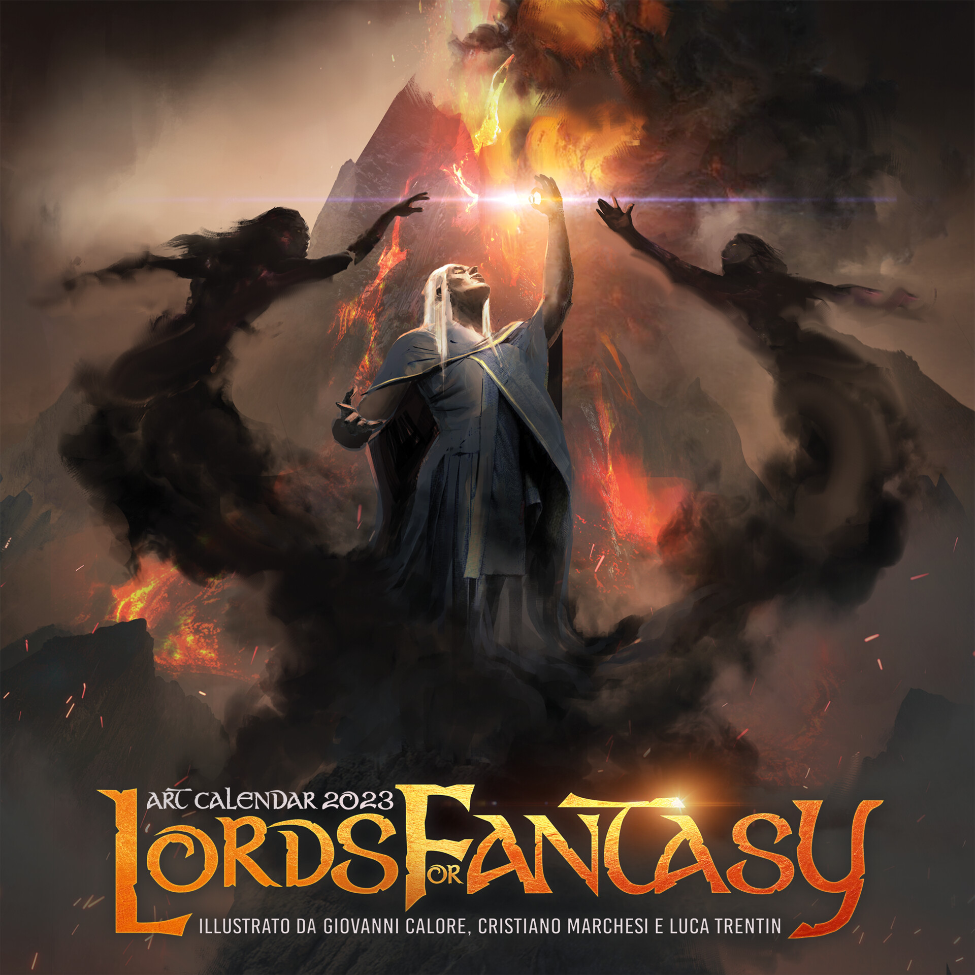 ArtStation - Lords for Fantasy - Annatar forges the One Ring