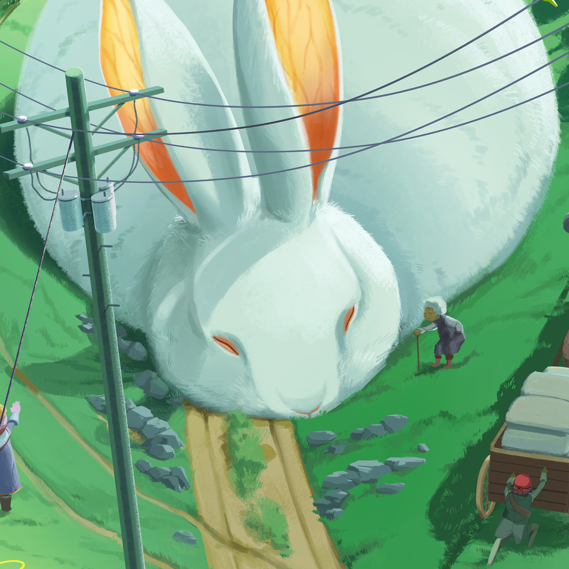 ArtStation - Rabbit in the way