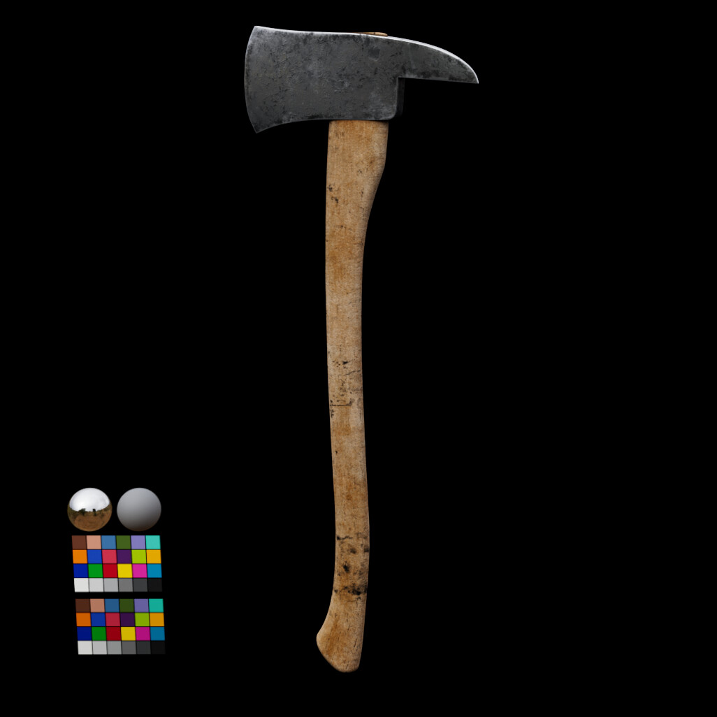 ArtStation - Old Used Axe