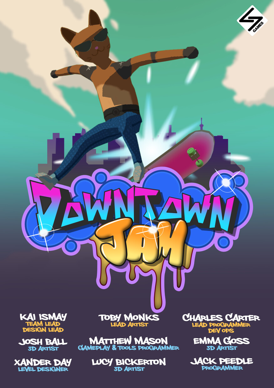 ArtStation - Downtown Jam Promotional Poster