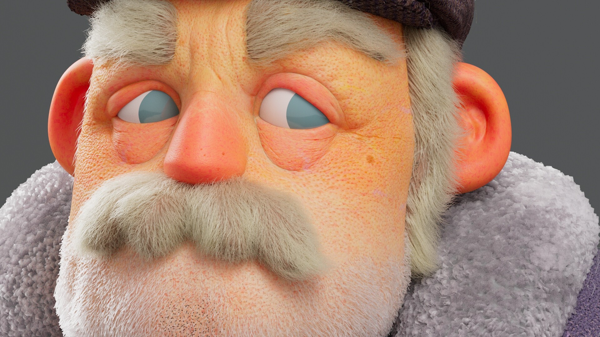 ArtStation - Grandpa (Surfacing Stage)