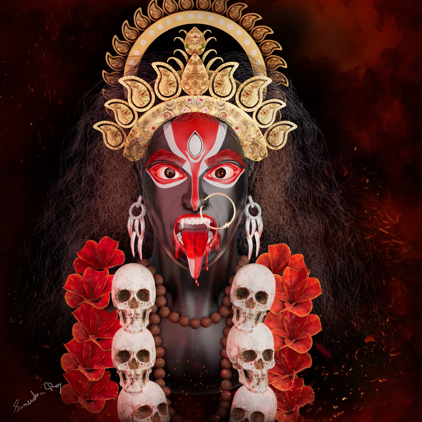 ArtStation - Maha Kali 3D Character