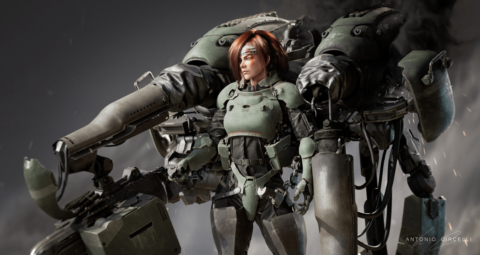 ArtStation - Last Stand - SciFi Character