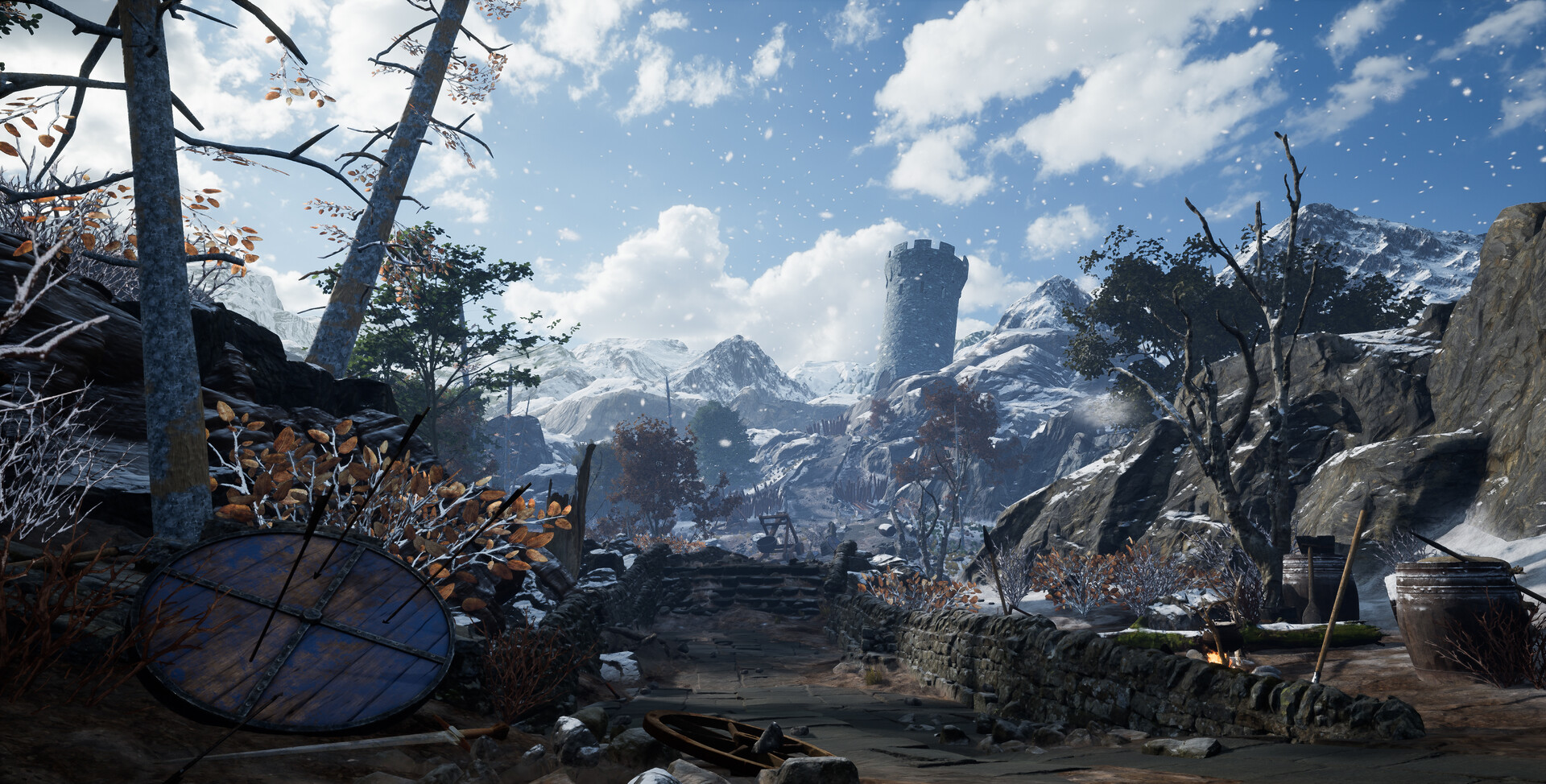 ArtStation - Tower in the mountains