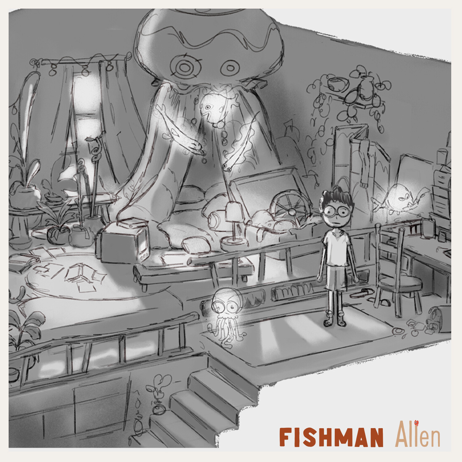 ArtStation - Fishman Allen room concepts
