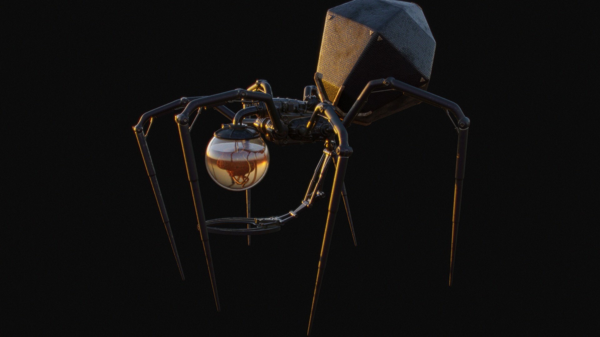 ArtStation - B'omarr Monk Spider Walk Cycle