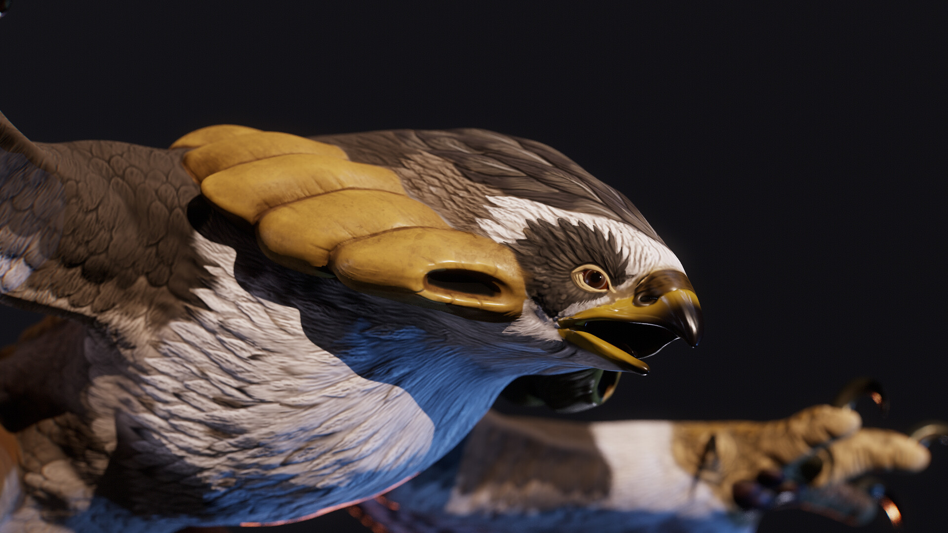 ArtStation - Bird creature Hawkoti