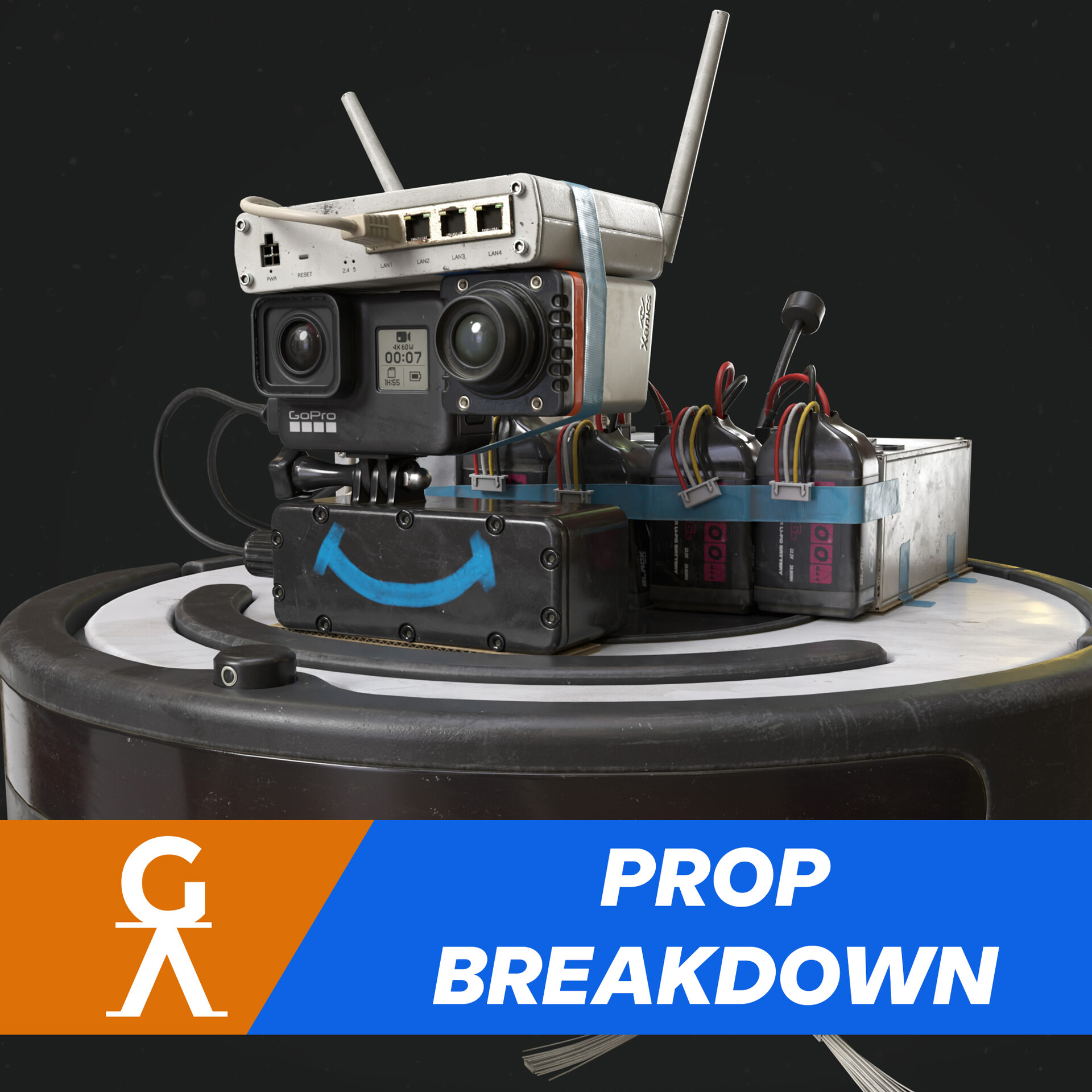 ArtStation - Homemade Robot - Prop Breakdown - Jorge Bruña