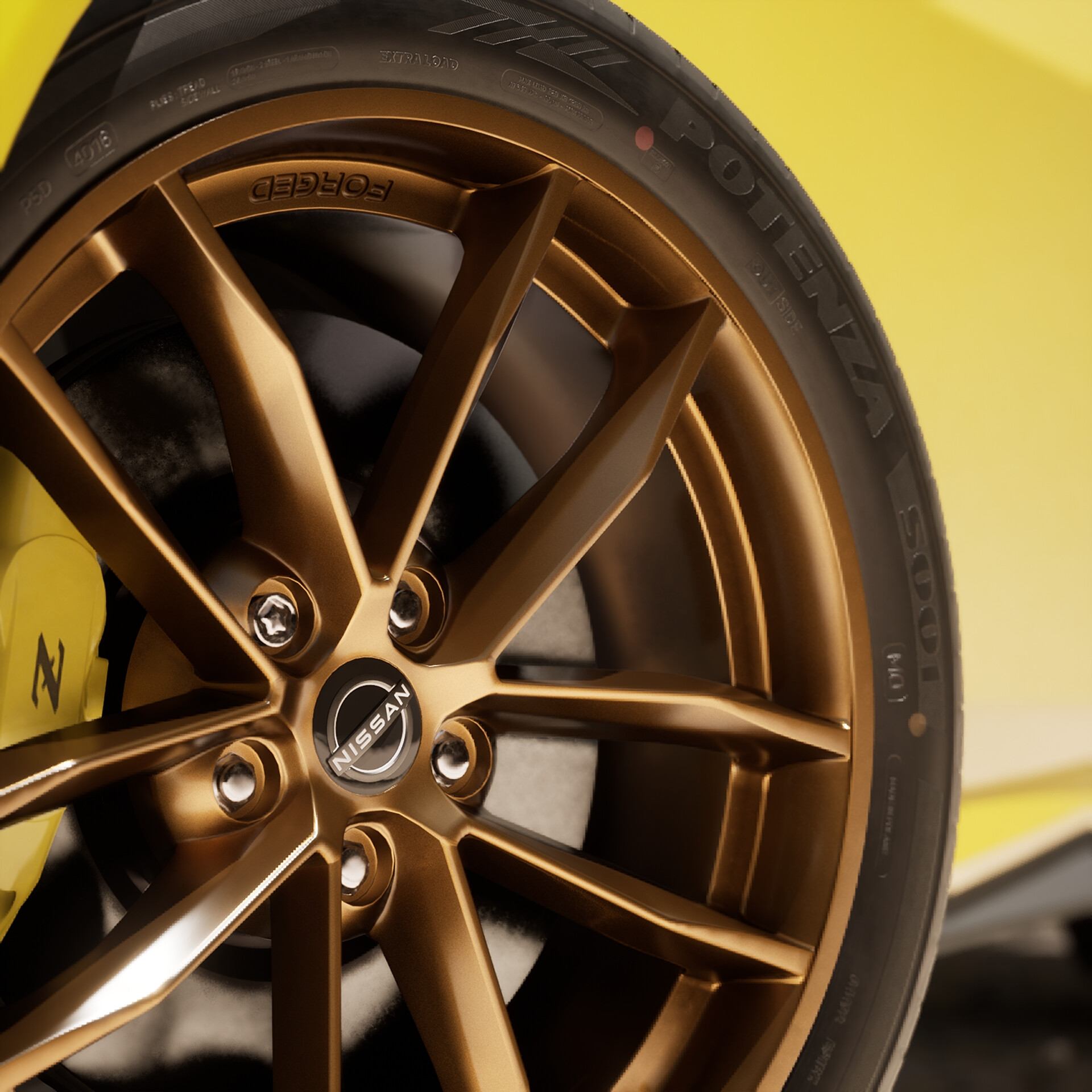 ArtStation - Nissan 400z - Wheel